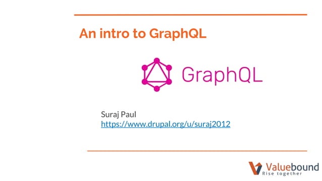An intro to GraphQL | PPT