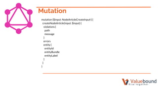An intro to GraphQL | PPT