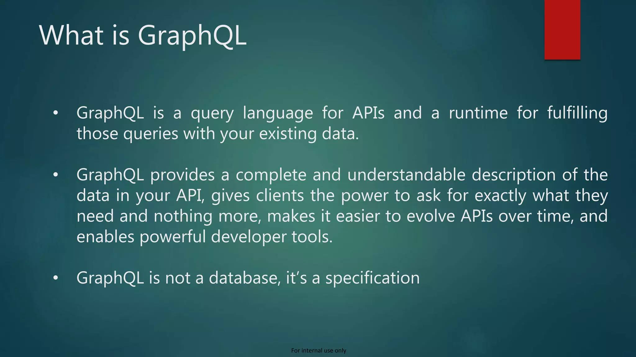 Introduction to Graph QL | PPTX
