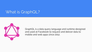 Introduction to GraphQL to enhance your APIs | PPT