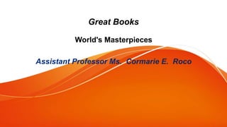 Introduction to Great Books.pptx