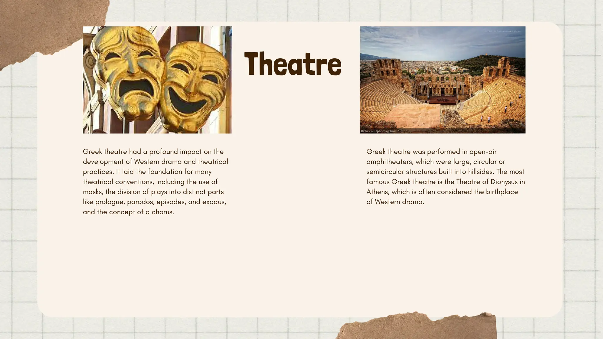 INTRODUCTION TO GREEK THEATRE DRAMA PLAY CONTEXT | PPT