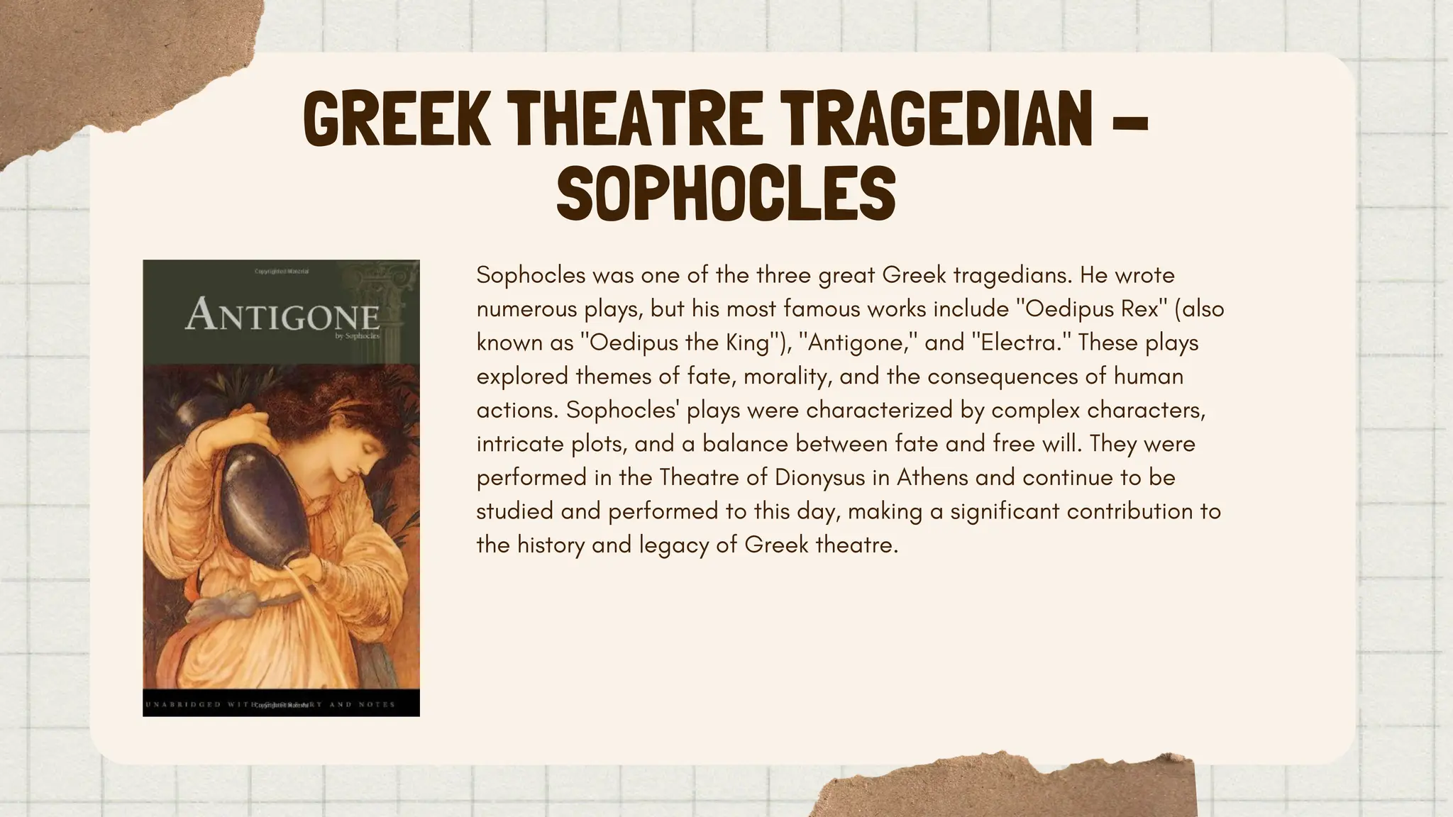 INTRODUCTION TO GREEK THEATRE DRAMA PLAY CONTEXT | PPT