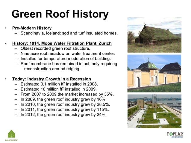 Introduction to Green Roofs | PPTX