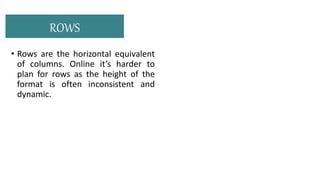 Introduction to grid based layout | PPTX