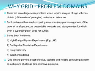 Introduction to Grid Computing | PPTX | Cloud Computing | Internet