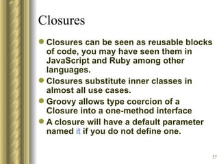 Introduction To Groovy | PPT