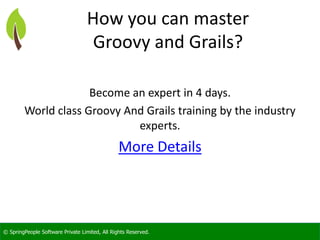 Introduction To Groovy And Grails - SpringPeople | PPT