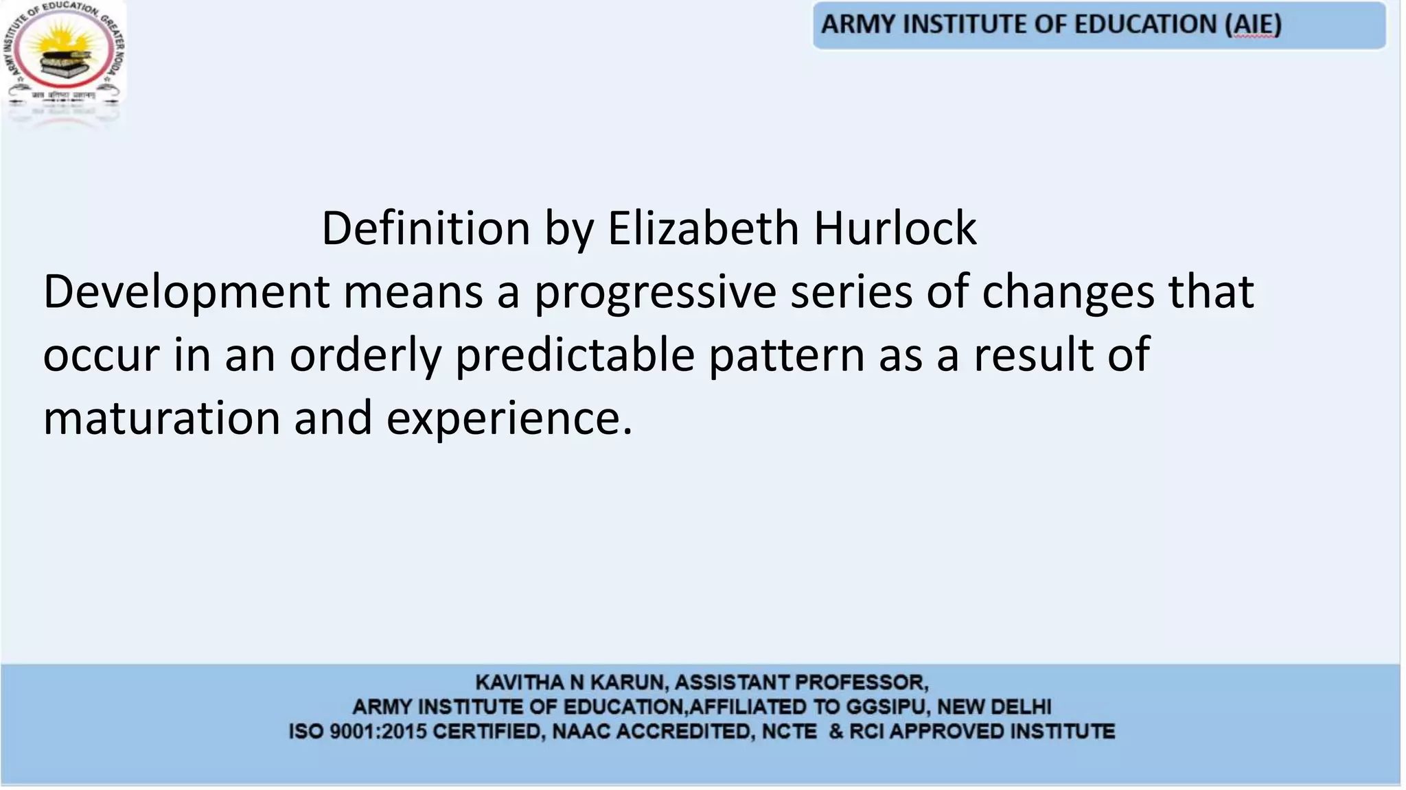 Introduction to growth and development | PPTX
