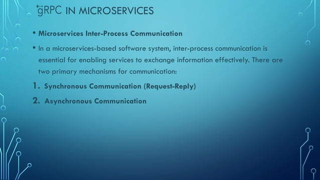 Introduction to gRPC. Advantages and Disadvantages | PPT