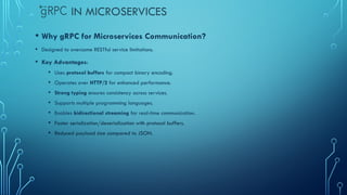 Introduction to gRPC. Advantages and Disadvantages | PPT