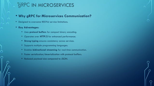 Introduction to gRPC. Advantages and Disadvantages | PPT