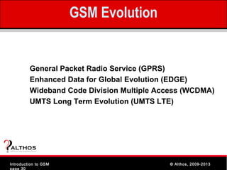 Introduction to GSM - an Overview of Global System for Mobile ...