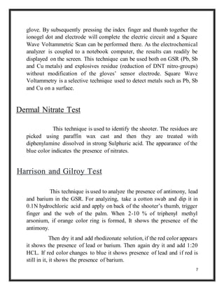 Introduction to gsr analysis | DOCX