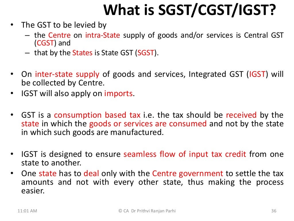 Introduction to GST
