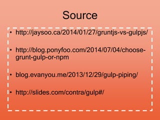 Introduction to Gulp | PPTX