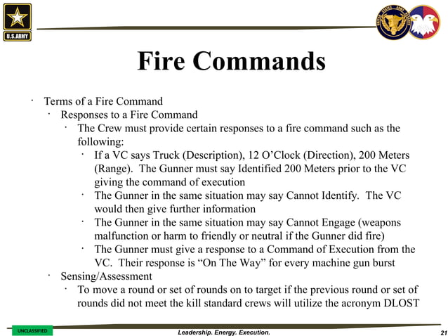 Introduction to Gunnery per USA Army MMG | PPT