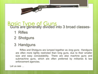 Introduction to Guns.ppt11111111111111111111111111 | PPT
