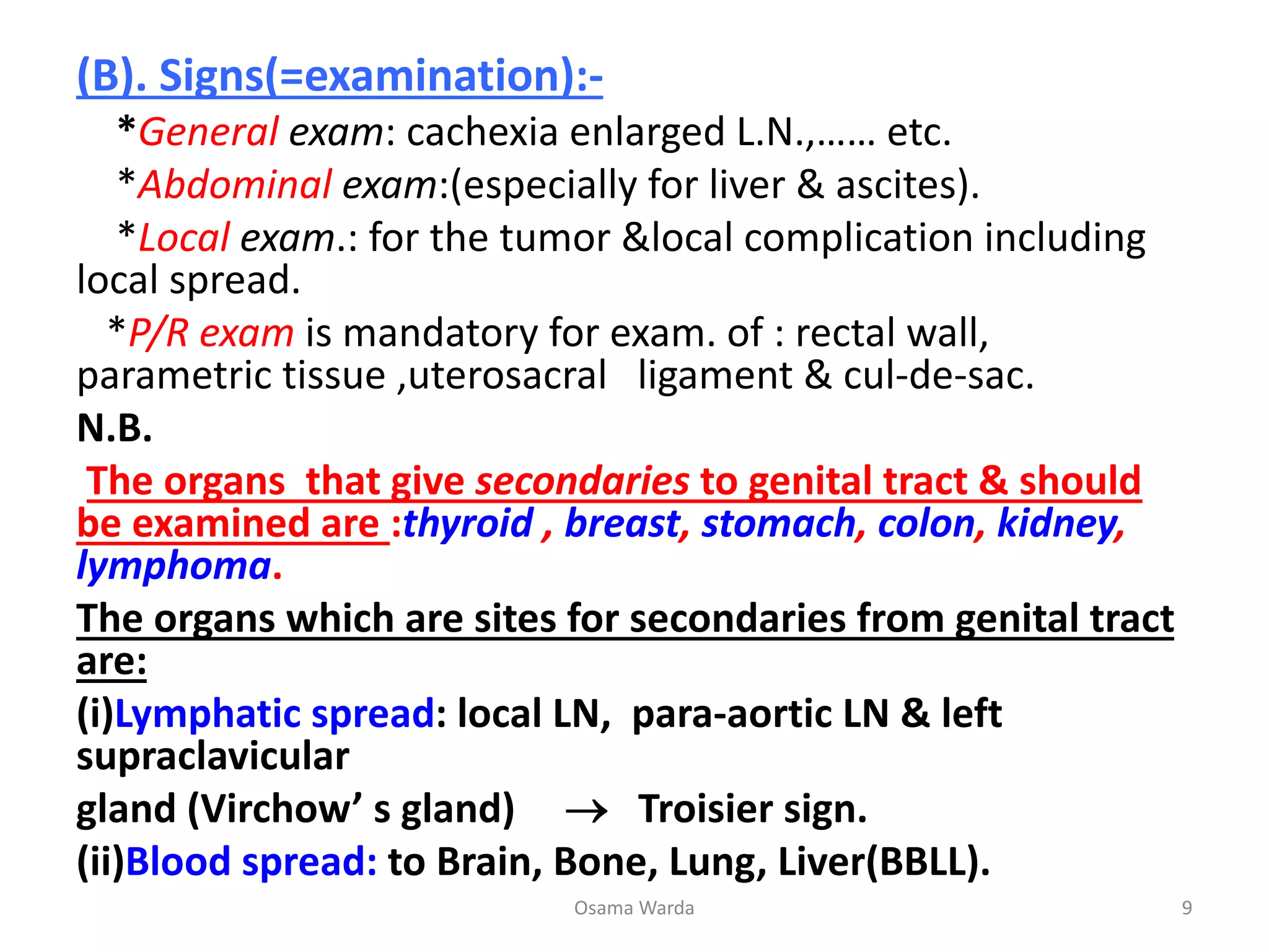 Introduction to gyne oncology | PDF