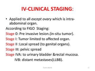 Introduction to gyne oncology | PDF