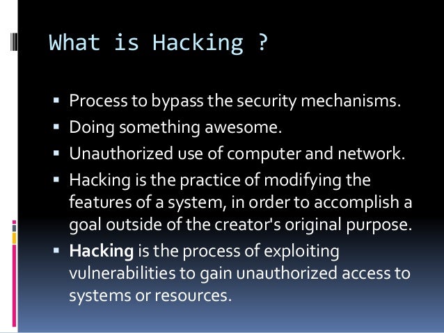 Introduction To Hacking