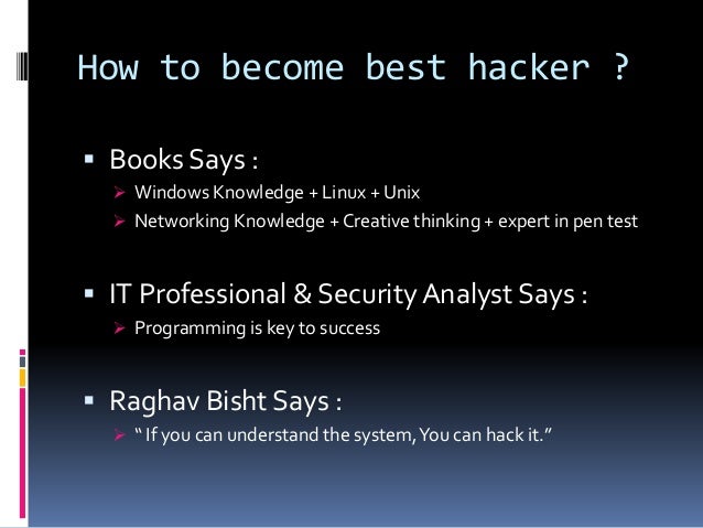 Introduction To Hacking 