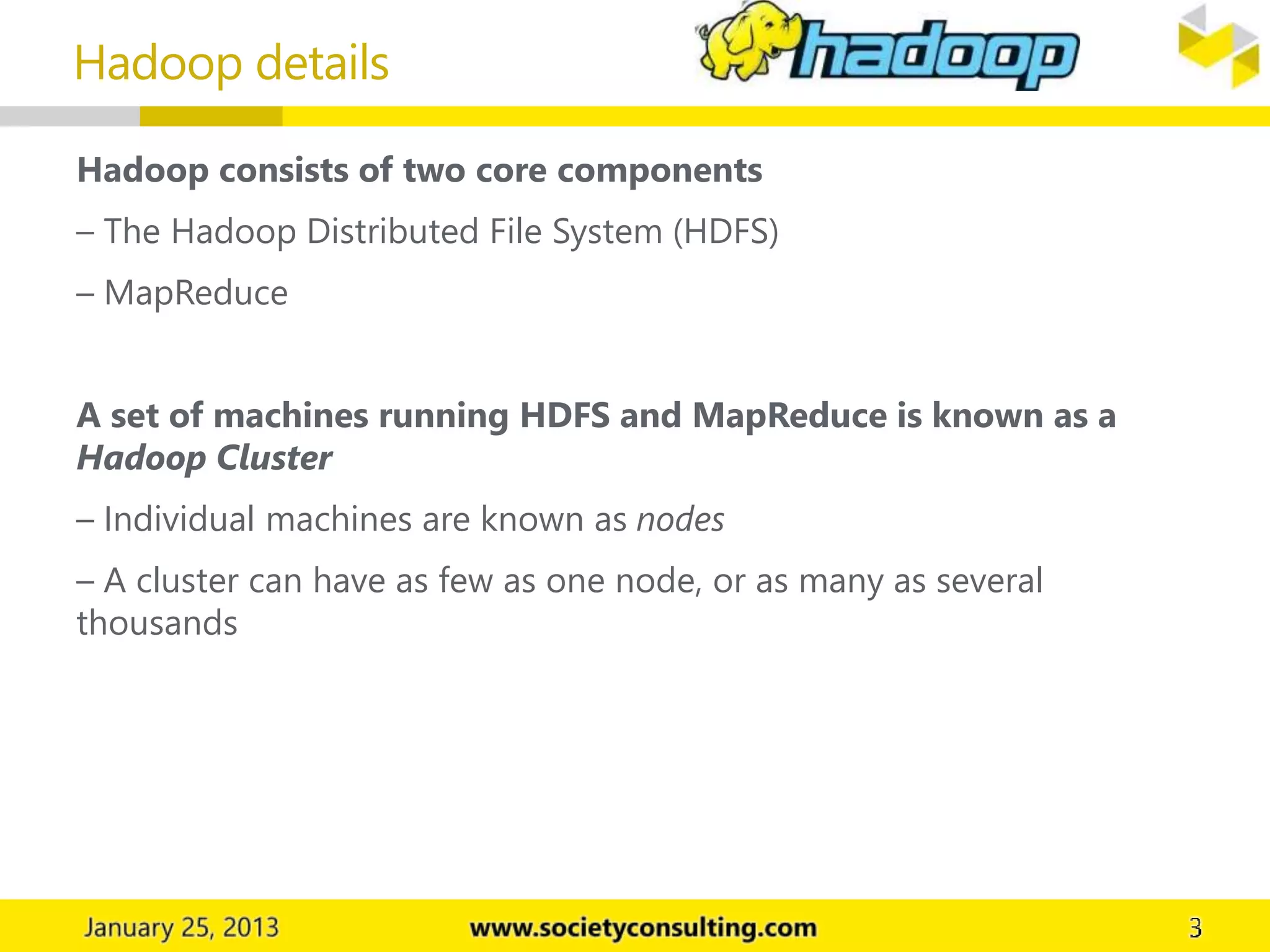 Introduction to hadoop | PPT