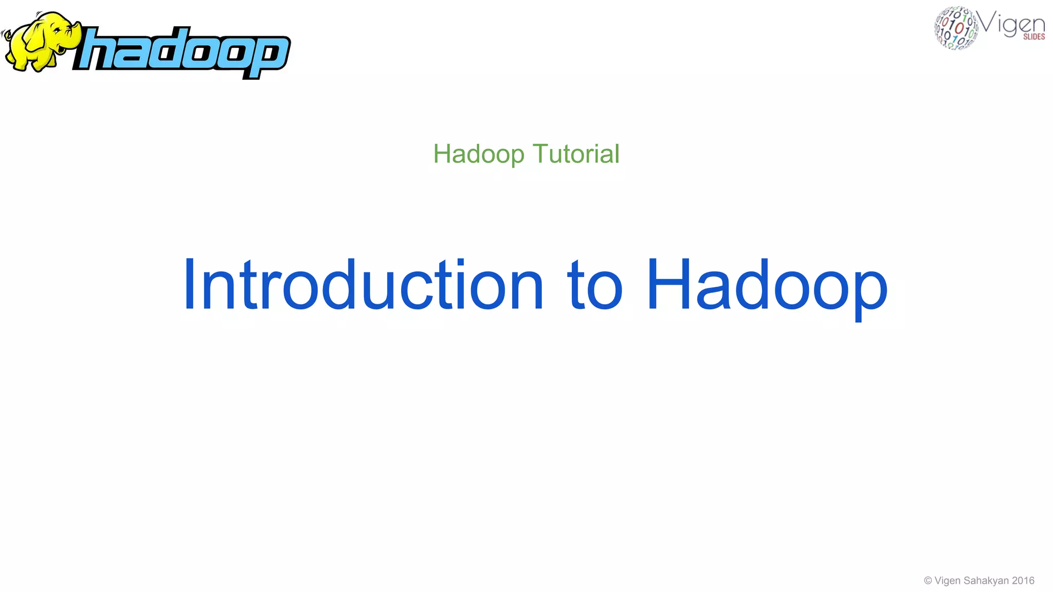Introduction to Hadoop | PDF