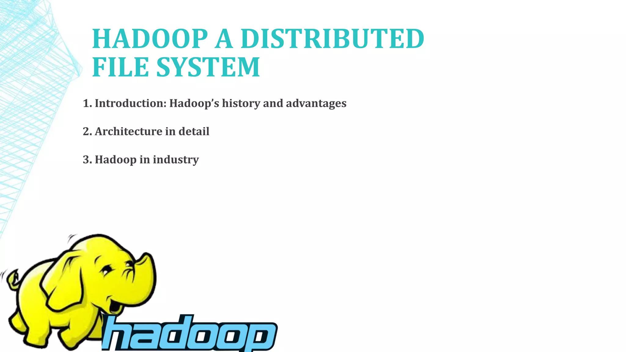 Introduction to Hadoop Administration | PPT