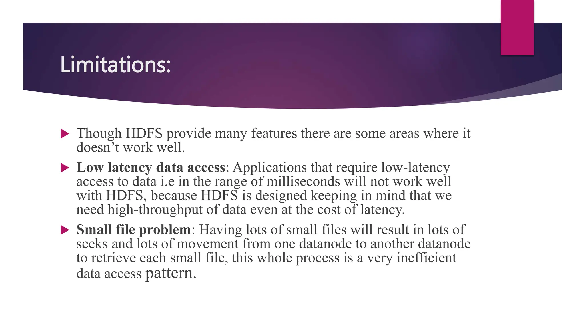 Introduction To Hadoop Distributed File Systemhdfspptx 
