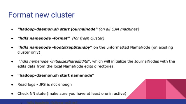 Introduction to hadoop high availability | PPT