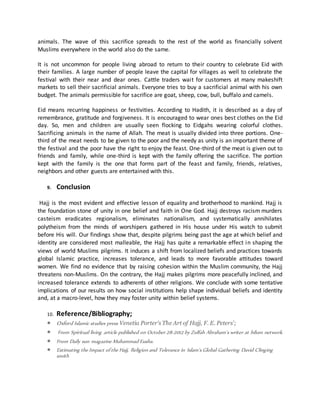 assignment on hajj | PDF