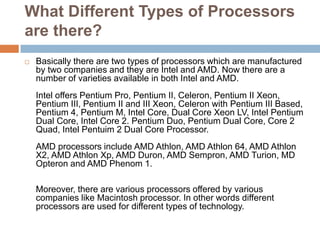 Introduction to hardwares | PPT