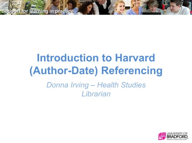 Introduction to harvard referencing | PPT