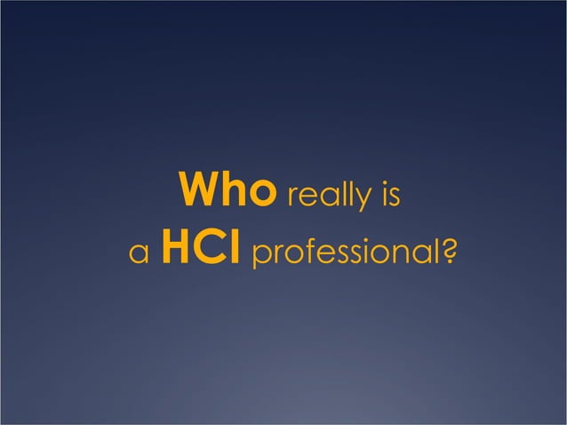 Introduction to HCI | PPT
