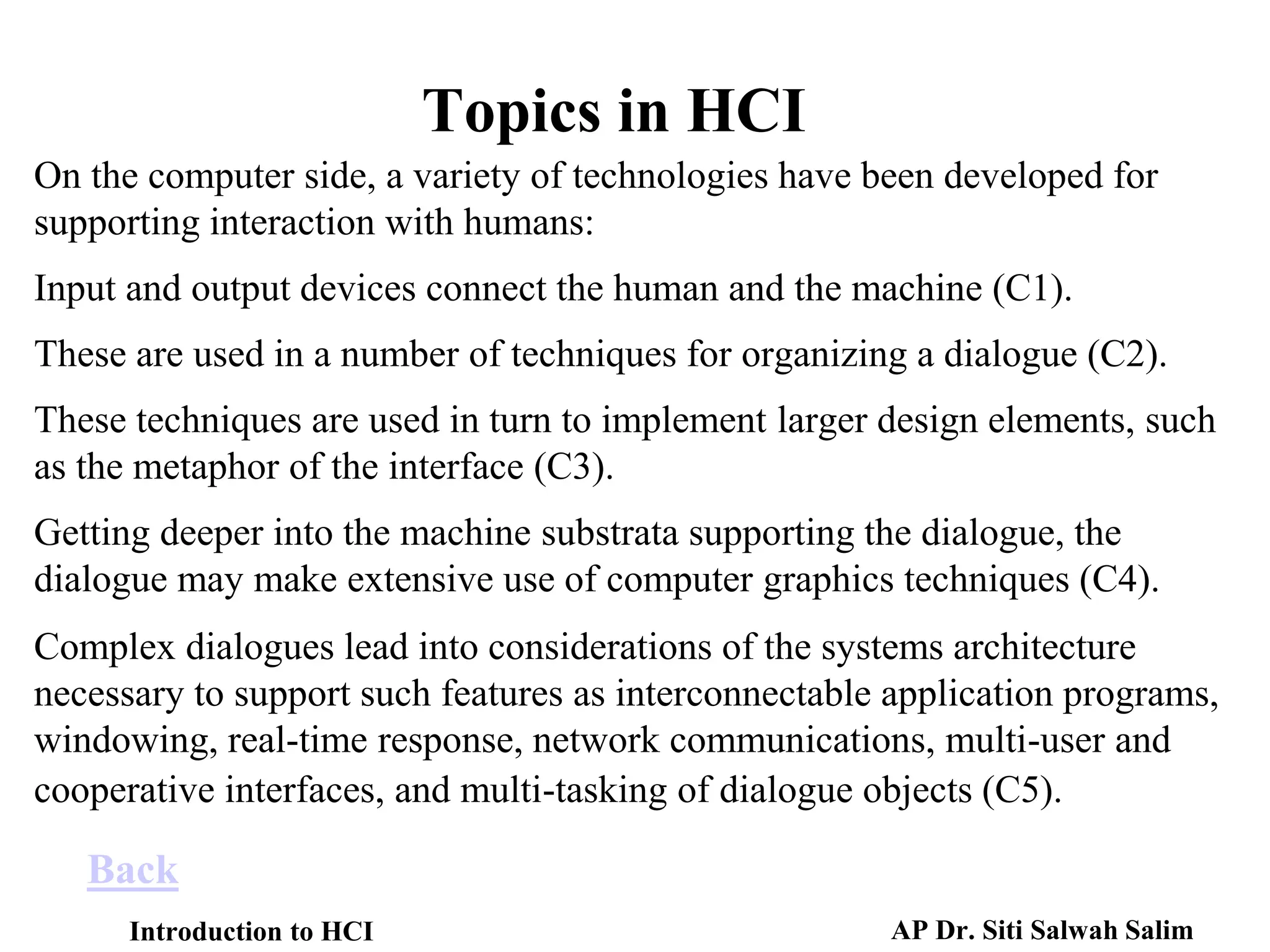 Introduction to HUMAN COMPUTER INTERACTION | PPTX