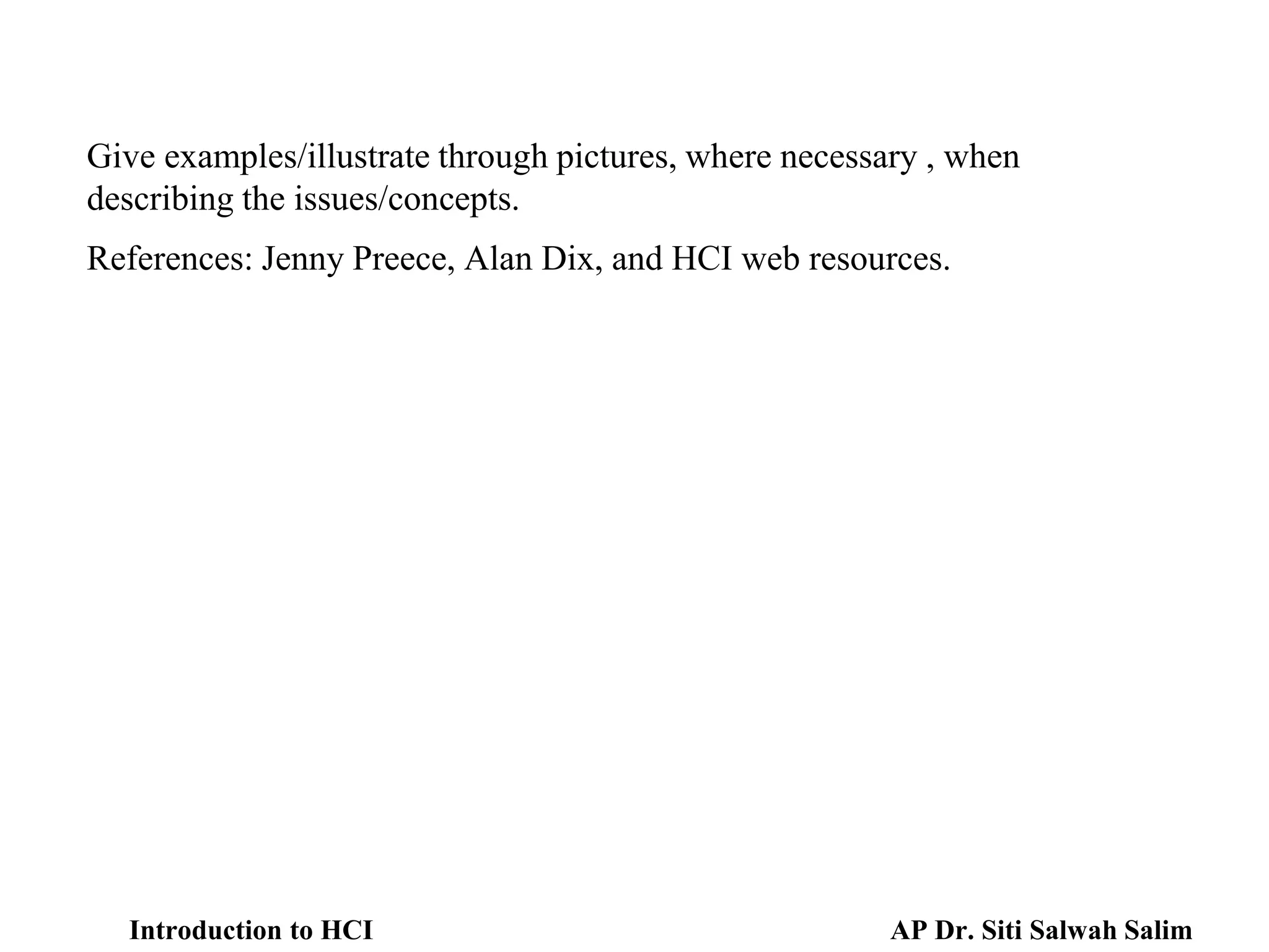 Introduction To Human Computer Interaction Pptx Computer Software