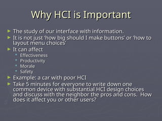 Introduction to Human computer interaction | PPT