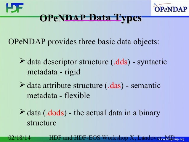 Access Hdf5 Datasets Via Opendaps Data Access Protocol Dap