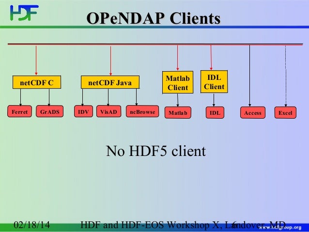 Access Hdf5 Datasets Via Opendaps Data Access Protocol Dap