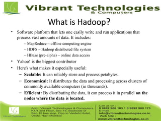 Hadoop - Introduction to HDFS | PPT | Cloud Computing | Internet