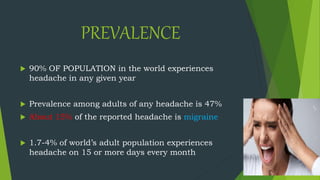 iNTRODUCTION TO HEADACHE | PPTX