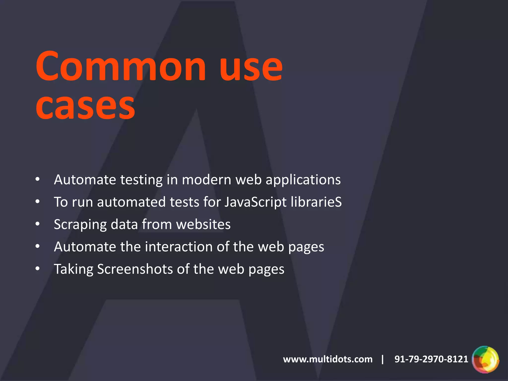 Introduction to headless browsers | PPTX