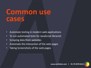 Introduction to headless browsers | PPTX