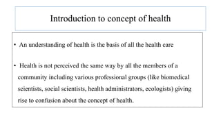 Introduction to health | PPT