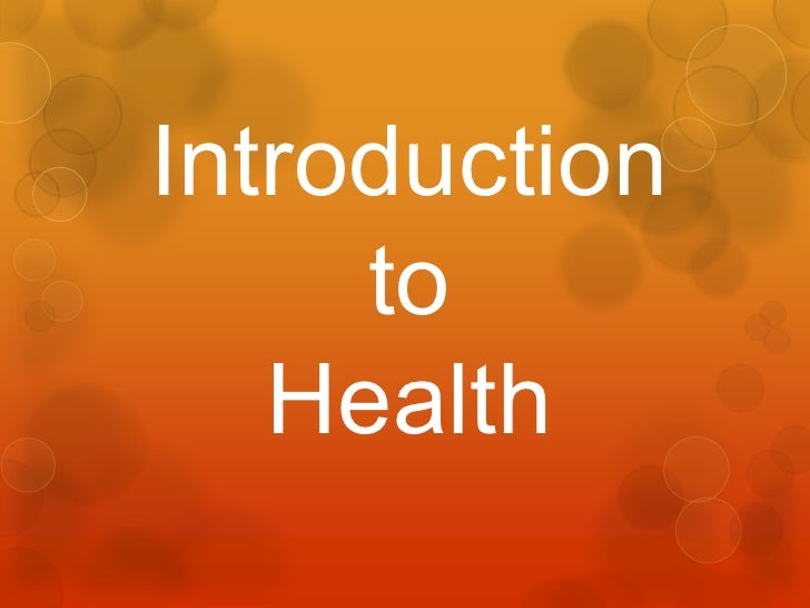 Introduction to health[1]