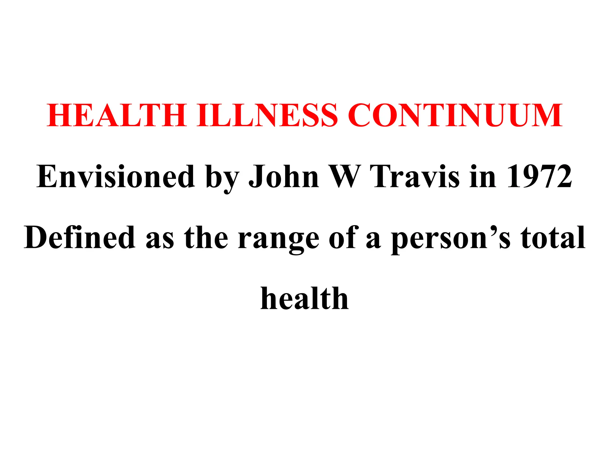 INTRODUCTION TO HEALTH AND ILLNESS for 1st SEM BSc NURSING | PPTX