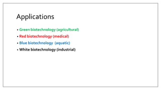 Introduction to health biotechnology | PPTX