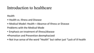 Introduction to healthcare.pptx