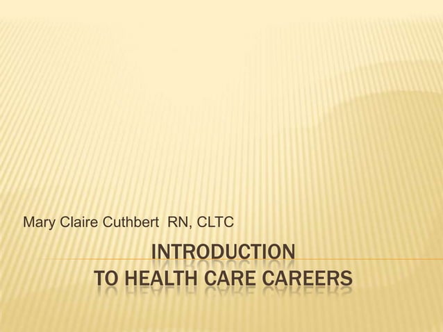 Introduction to Health Care Careers Medical Office Receptionist ...